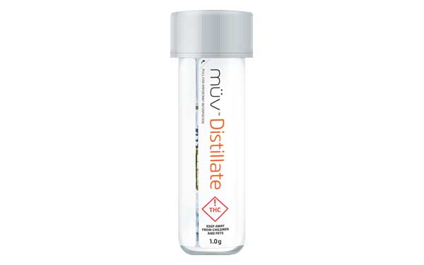 MÜV Plus Cannabis Distillate Oil | THC Distillate Syringe