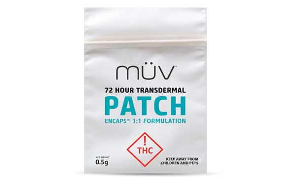 MÜV 72 Hour THC/CBD 1:1 Transdermal Patches | 1:1 Patch