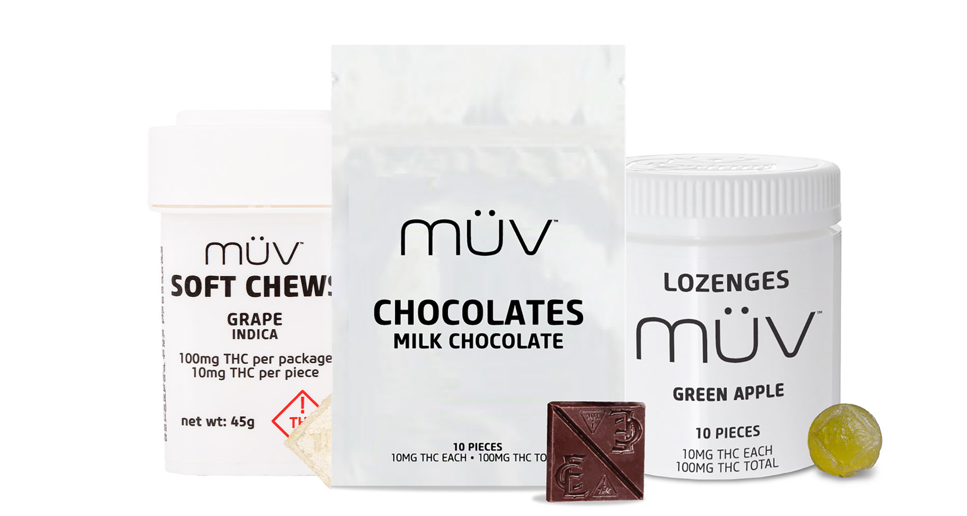 MÜV Cannabis Edibles | THC/CBD Edibles