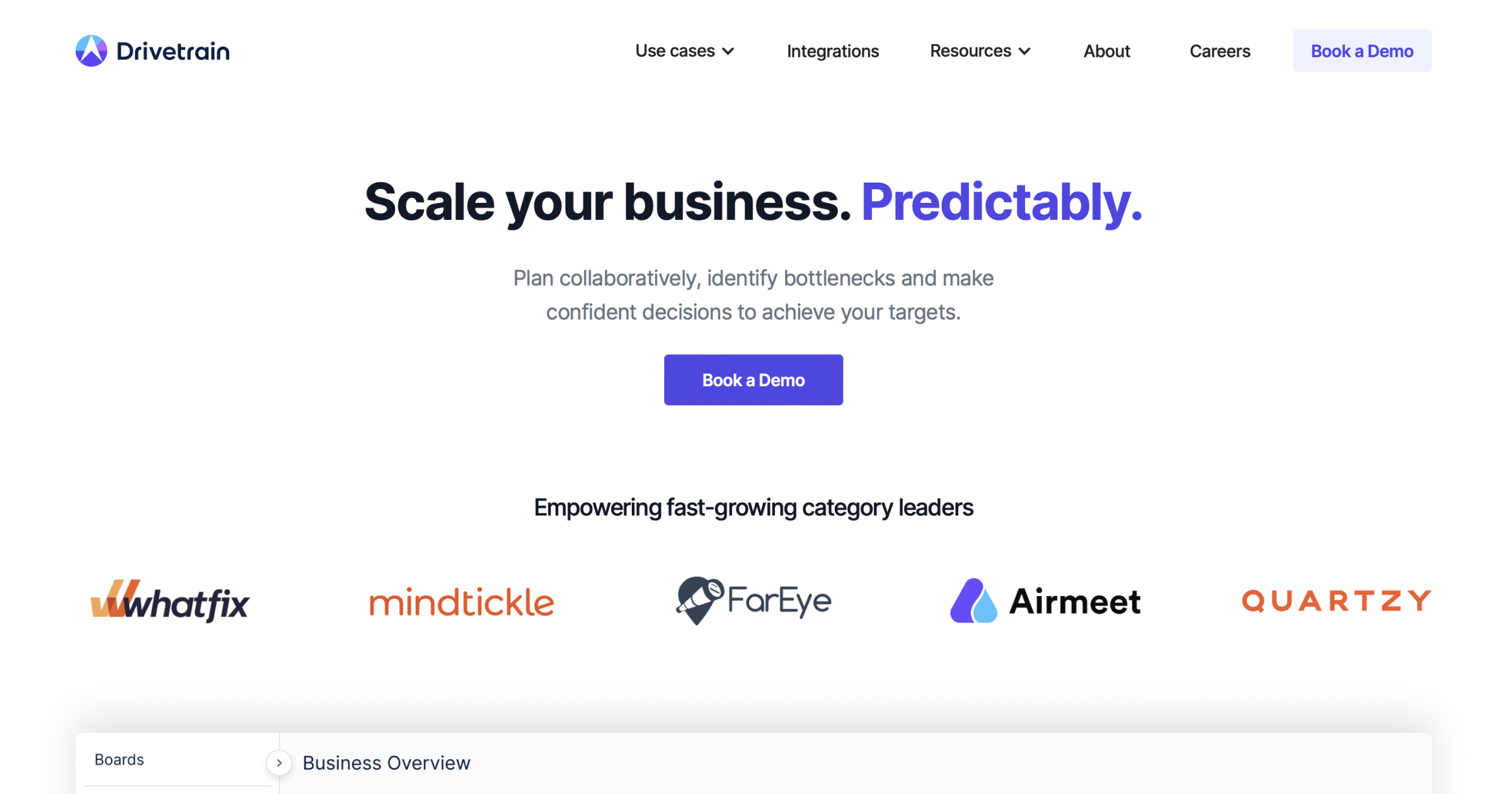 Cash Flow Projection Model Excel Template - Drivetrain