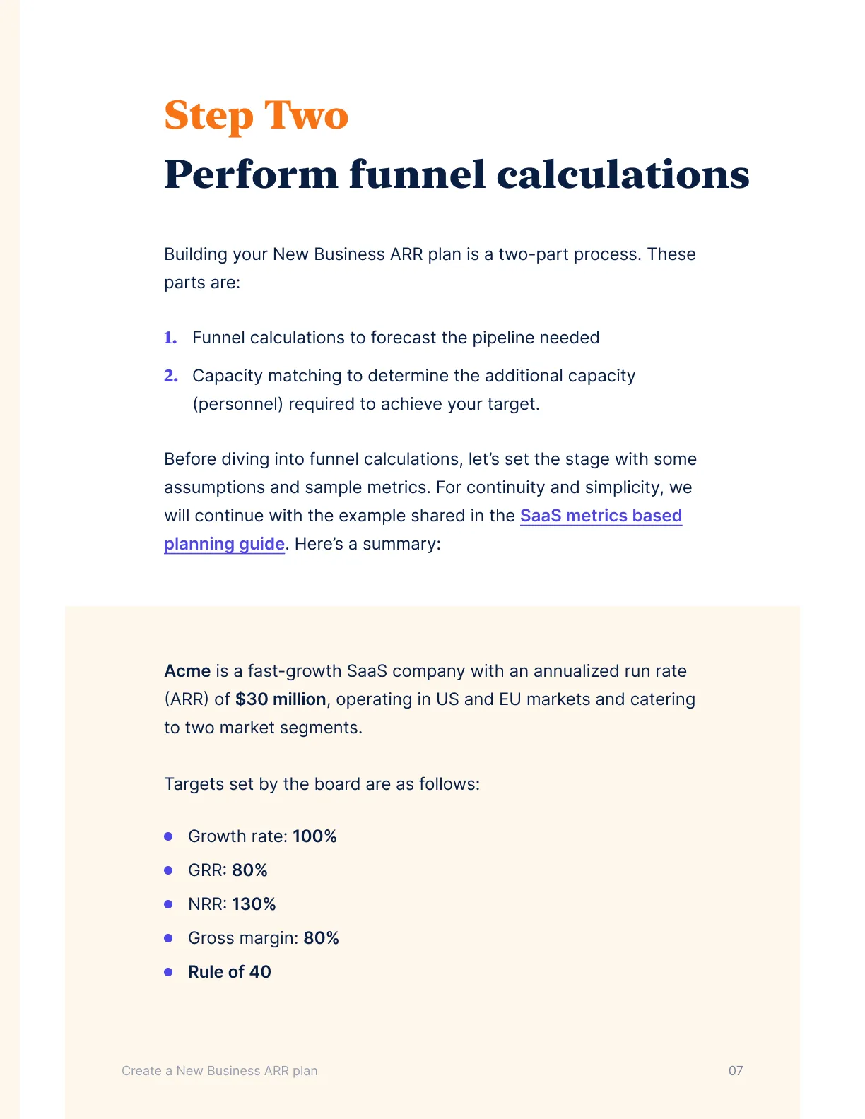 A Step-by-Step Guide to Creating a Plan for New ARR - Drivetrain