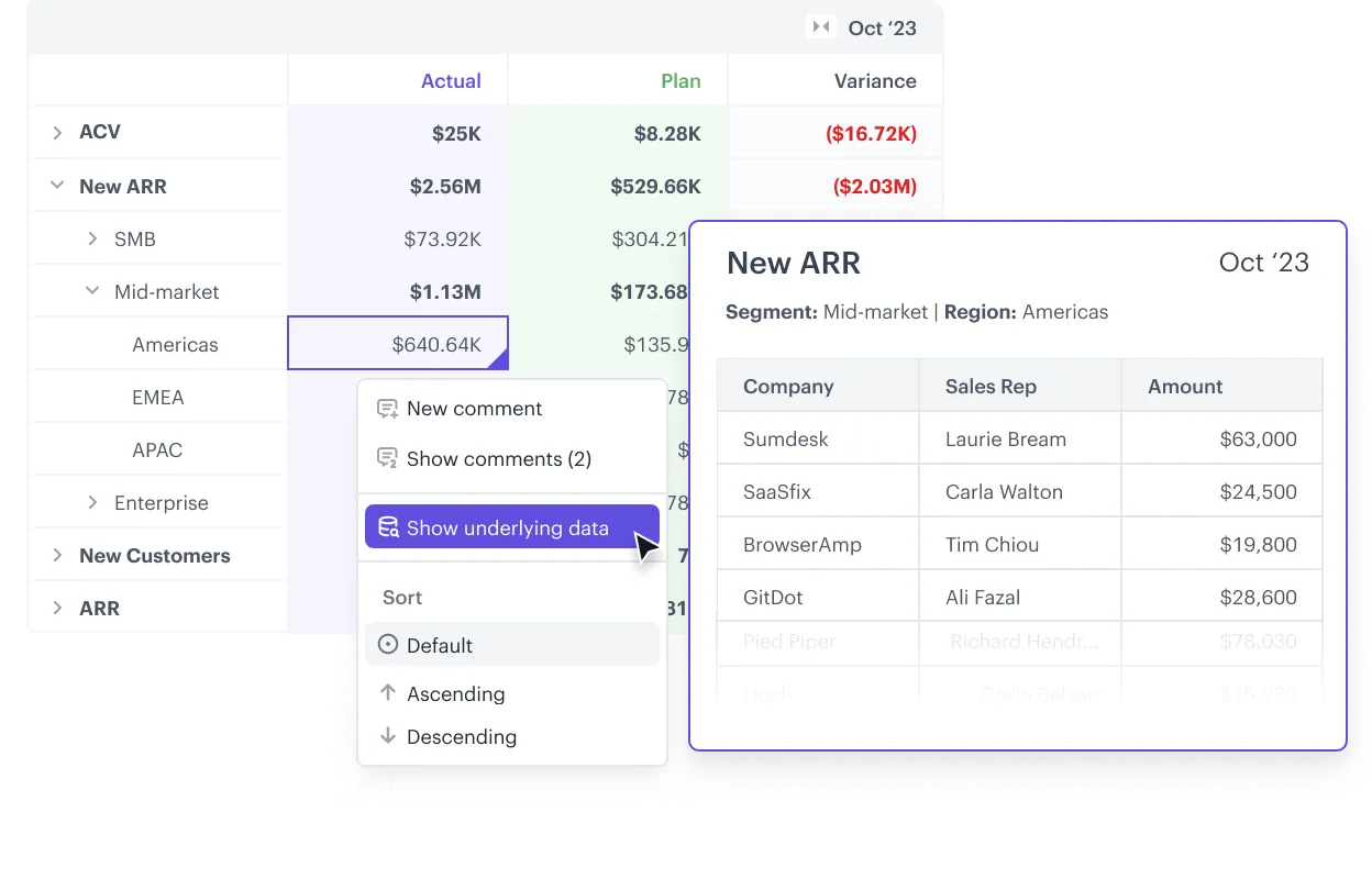 Financial Planning & Analysis Software