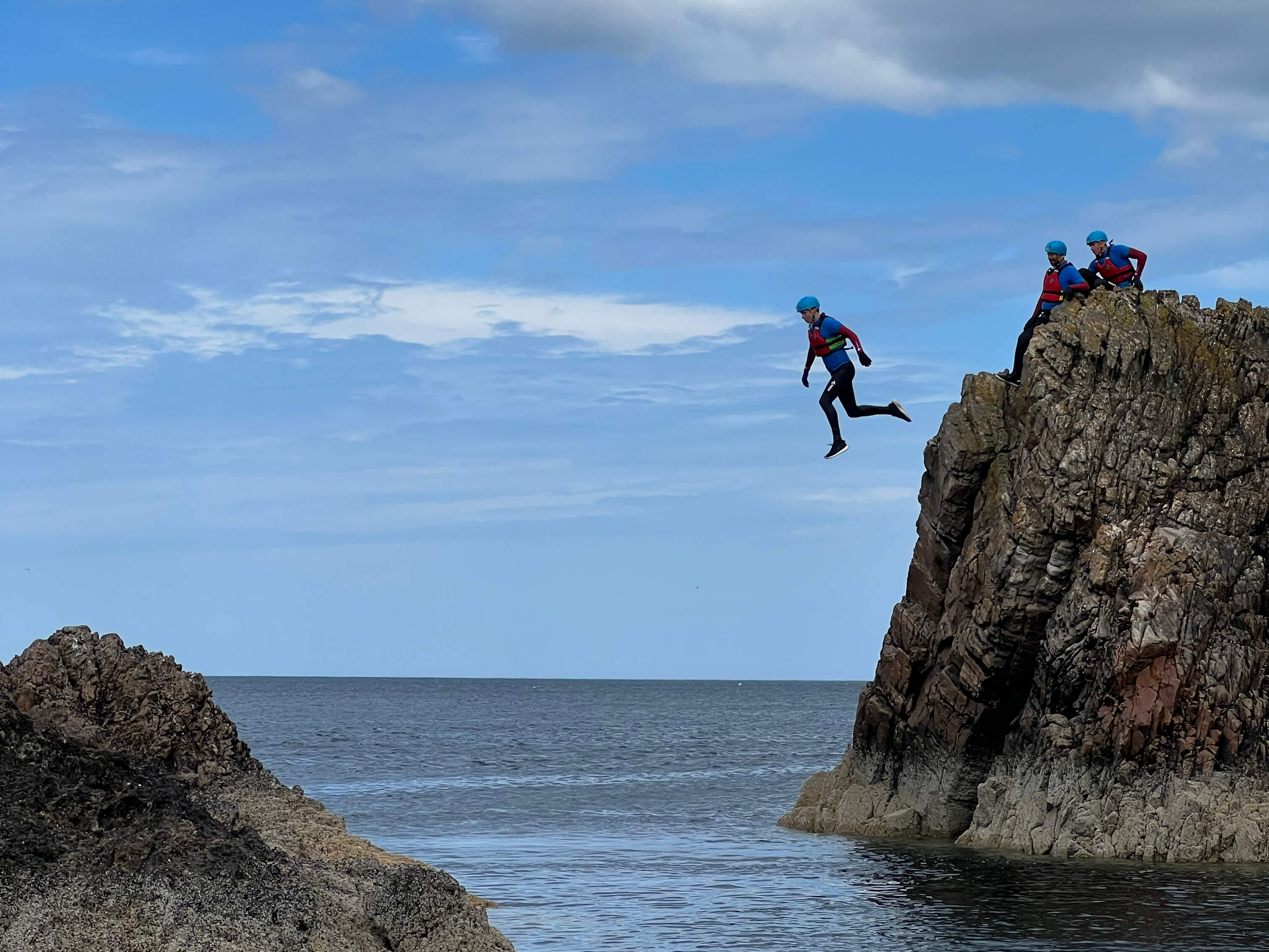 Coasteering Adventures at Portknockie & Bow Fiddle Rock | Blue Coast ...