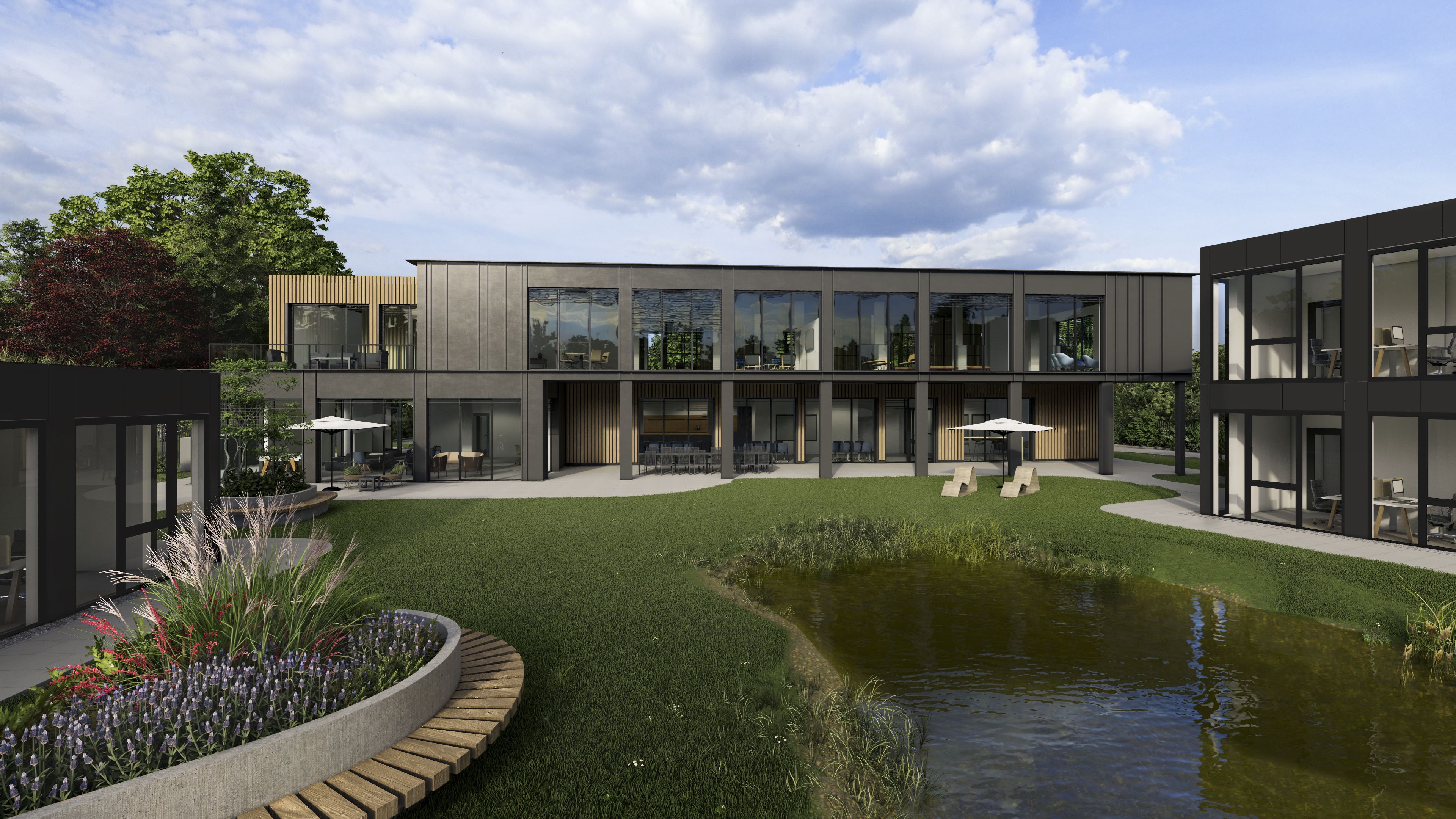 Innovativer Bürocampus in Modulbauweise | JP SPACES