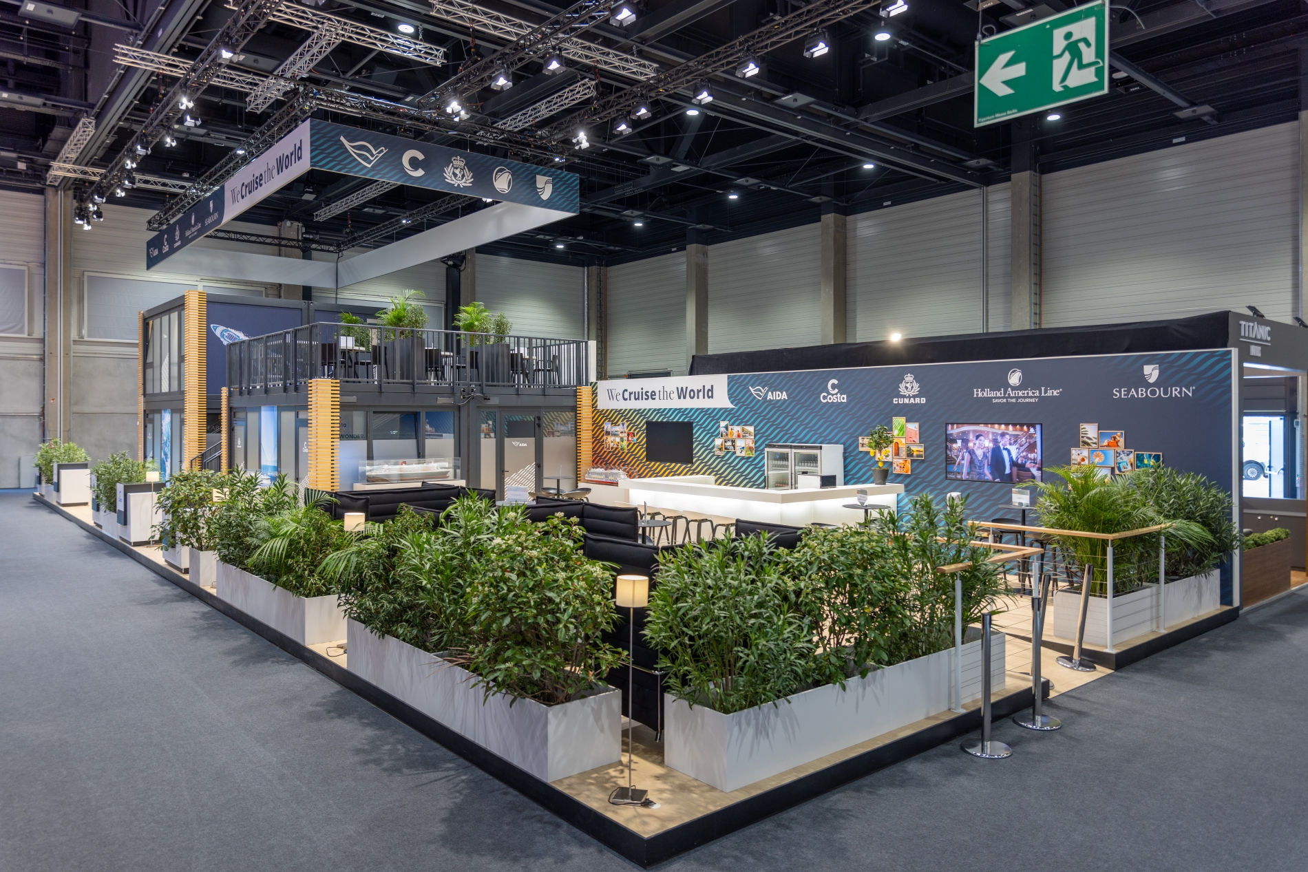 Messestand auf der ITB 2024 für AIDA Cruises und Schwesterbrands | JP ...