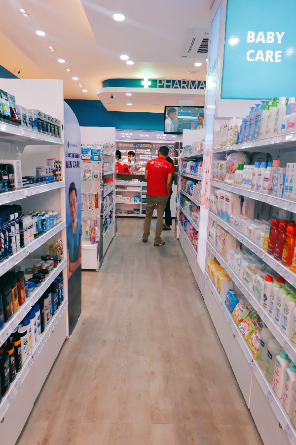 Equipment of the Ucare Pharmacy - Norodom Boulevard.