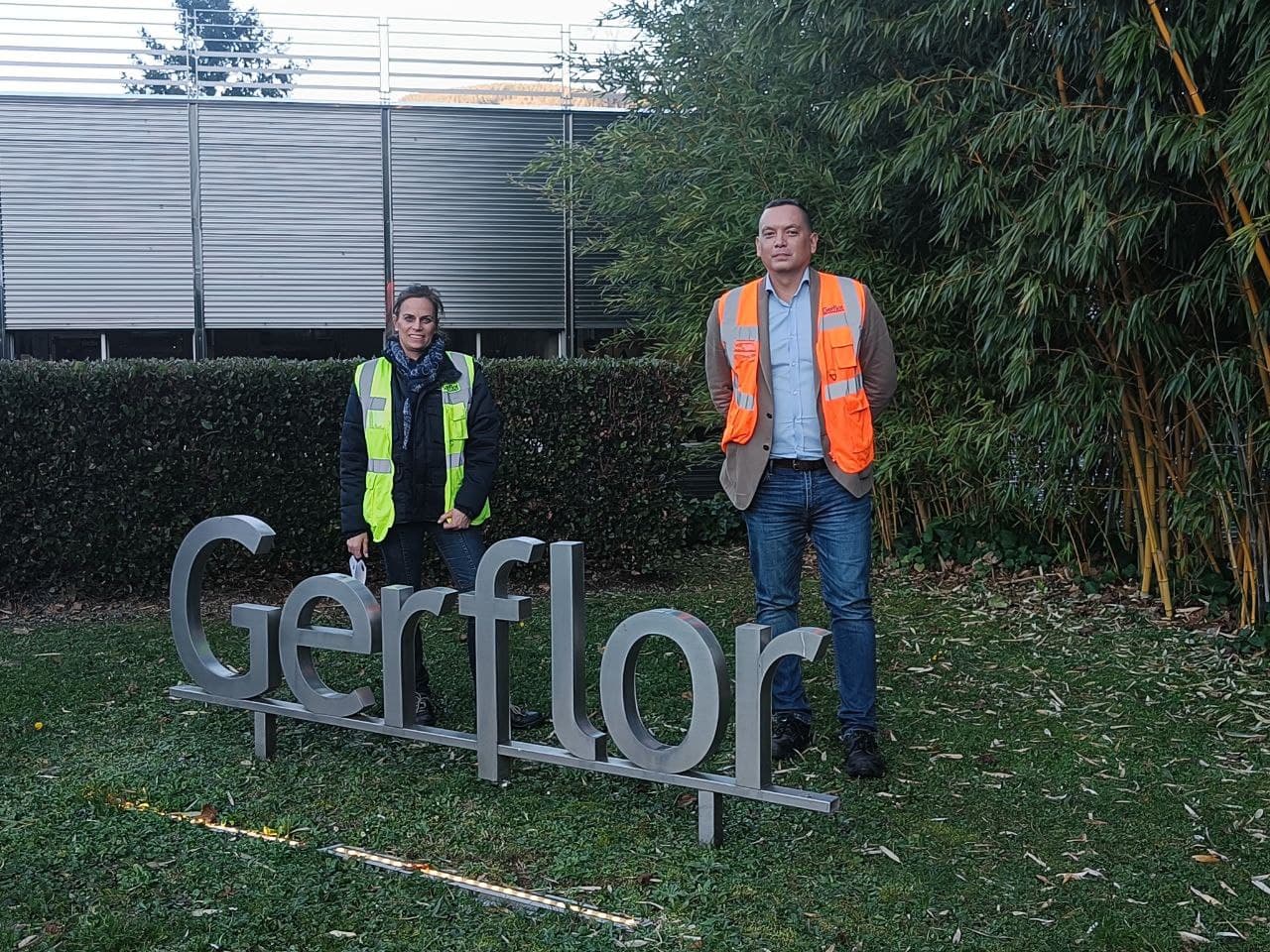 Visit of the Gerflor HQ and production sites.