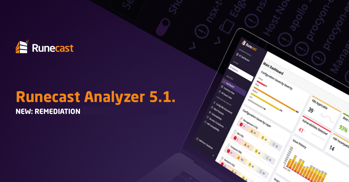 Runecast Analyzer 5.1 Remediation Deep Dive