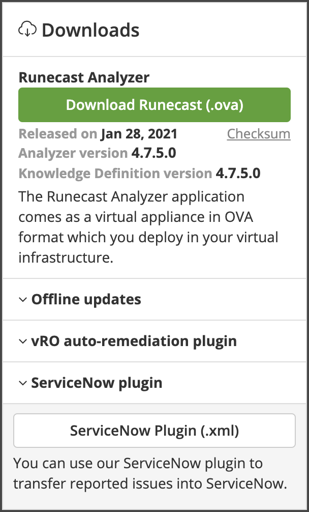ServiceNow Plugin – Quick Start Guide