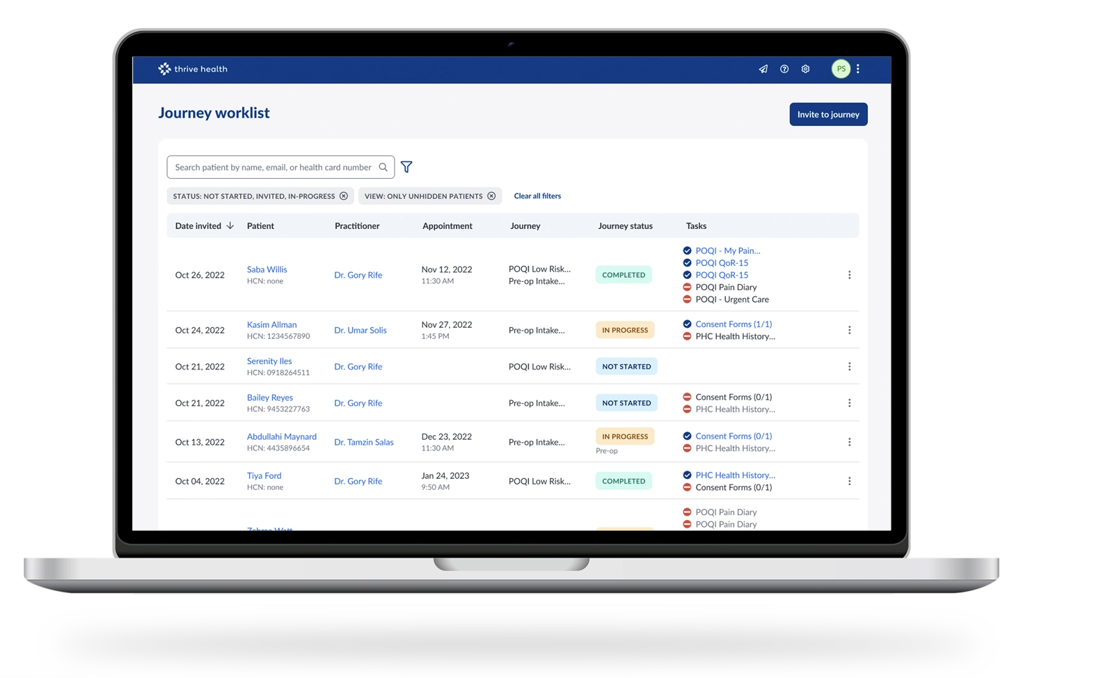 Digital Healthcare Solutions - Thrive Health
