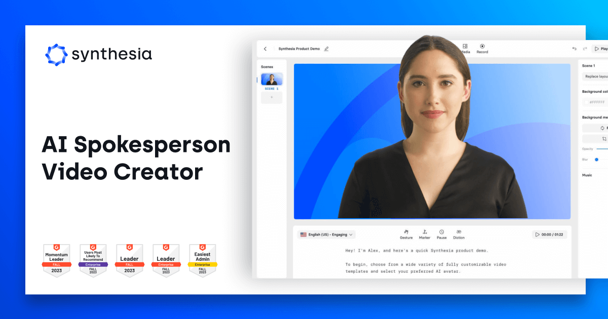 AI Spokesperson Video Creator | Make Videos with 140+ Avatars