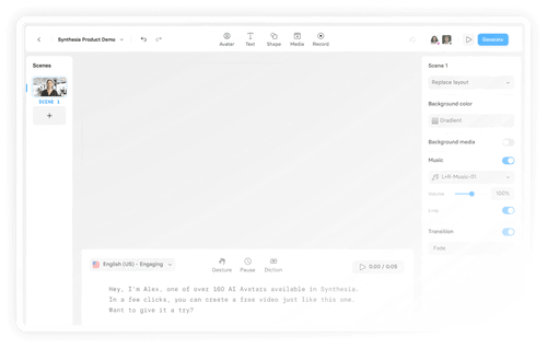140+ Text to Speech Avatars for Videos