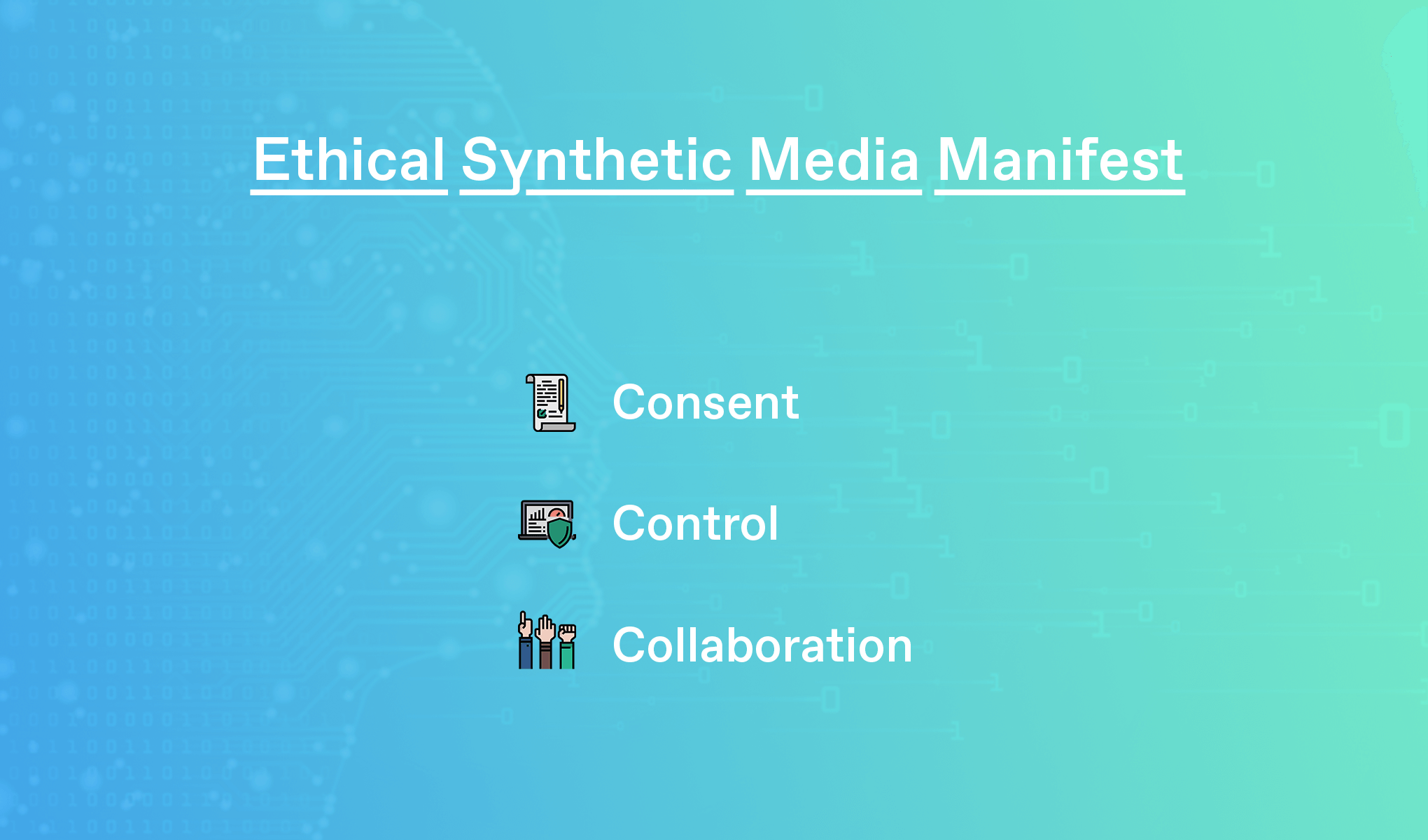 Learn About Our Stance on AI and Synthetic Media Ethics