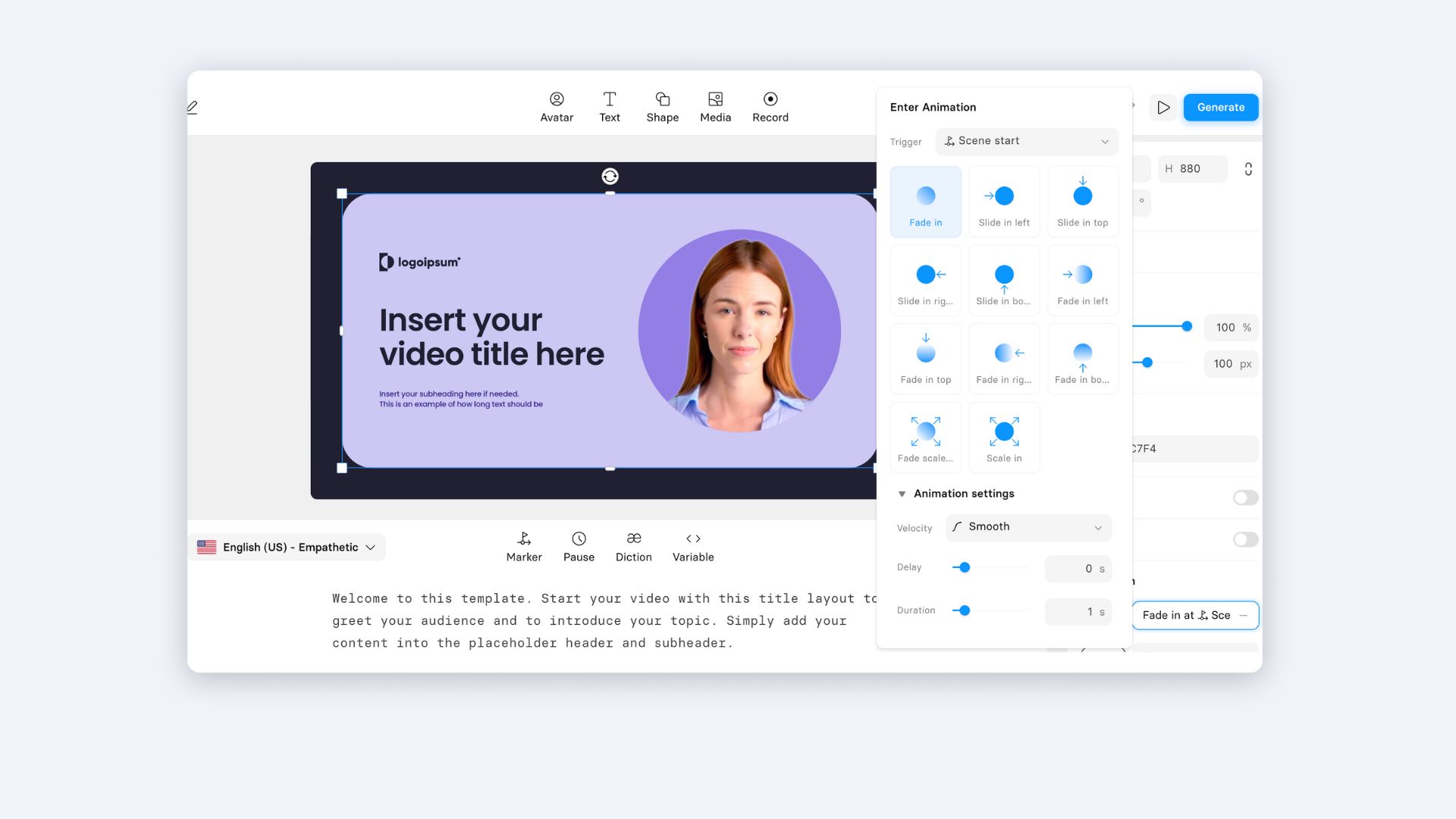How to Make Video Templates: 2 Easy Methods | Synthesia