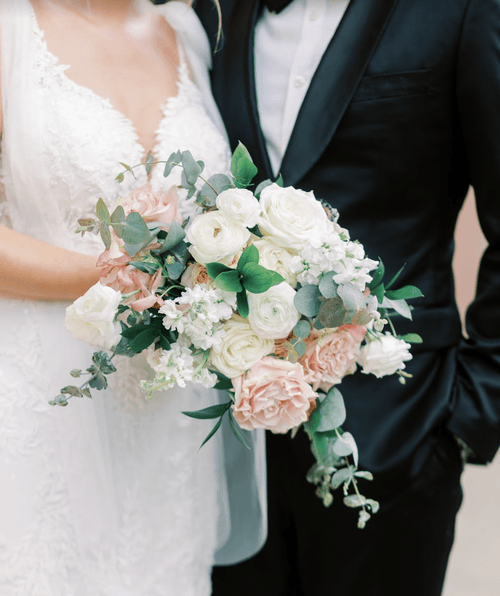 Subtle Blush Color Palette Inspiration for Wedding Flowers