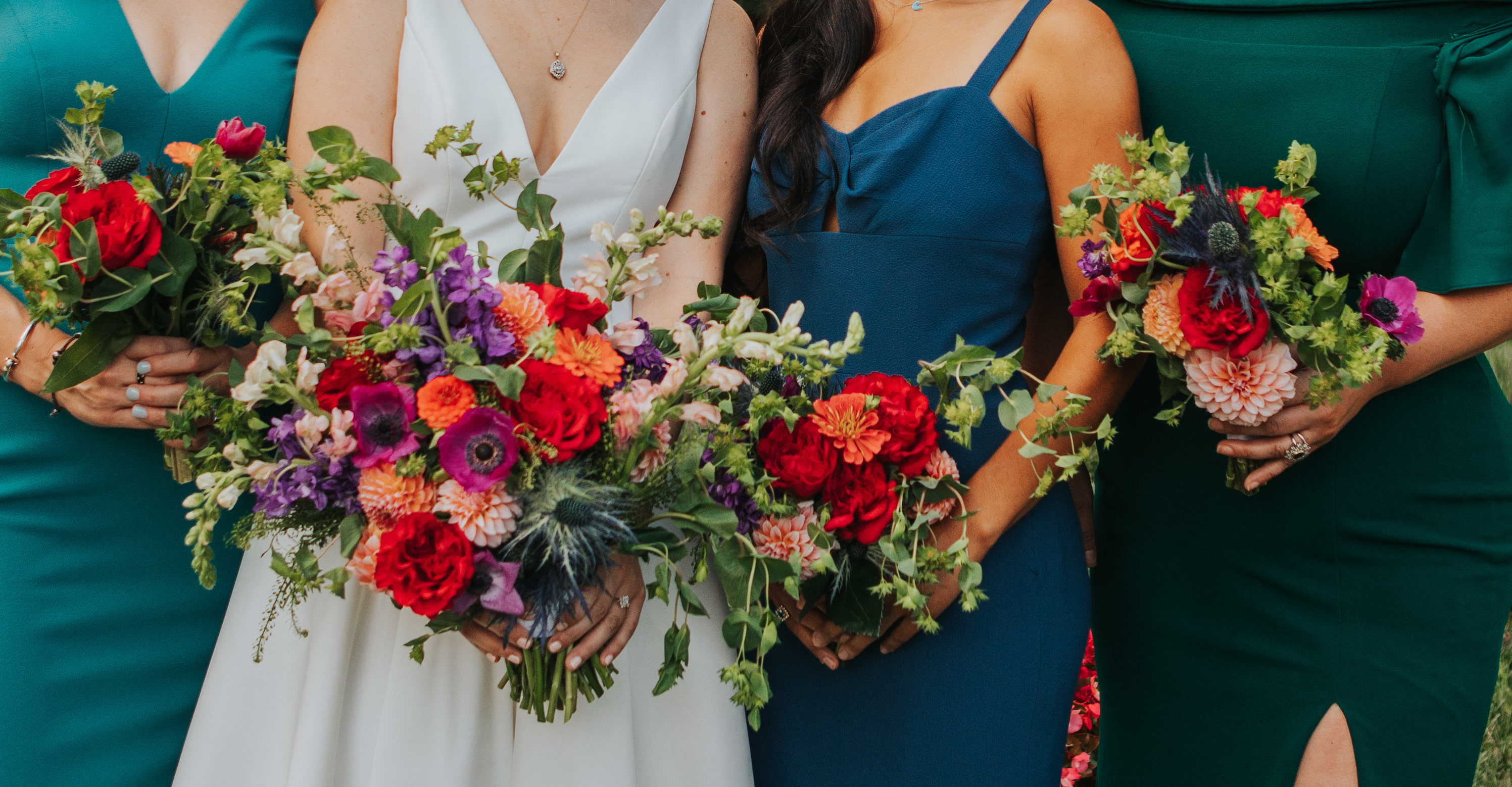 Jewel Tones Color Palette Inspiration for Wedding Flowers