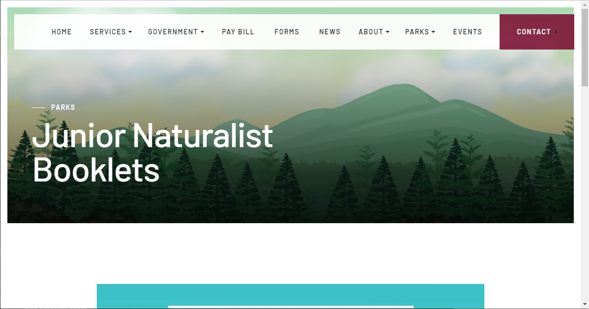 Junior Naturalist Booklets