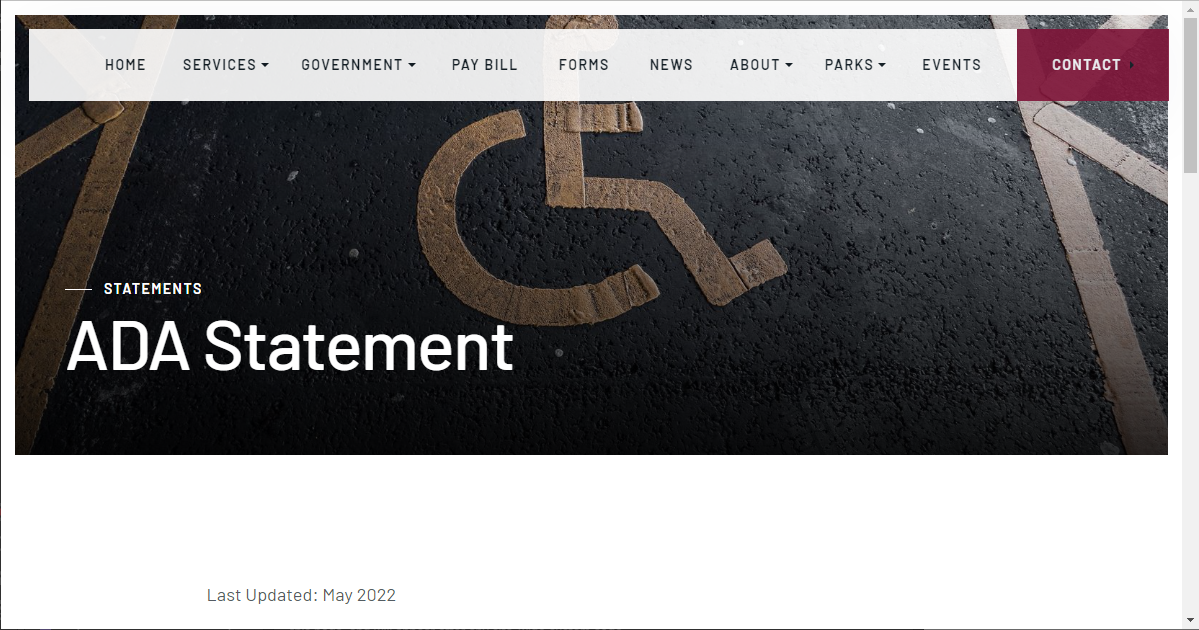 ADA Statement