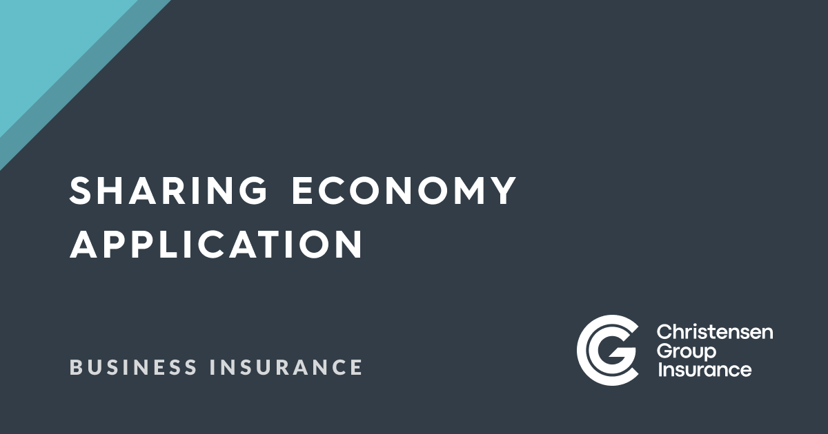 Sharing Economy Insurance - getting started