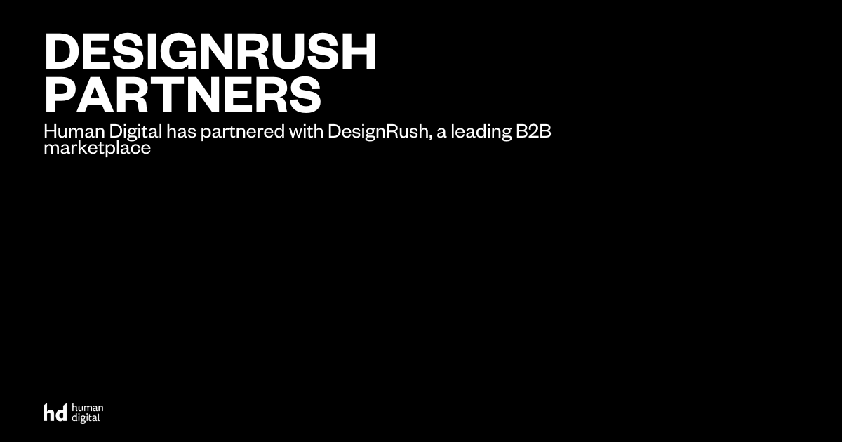 Partnership Between DesignRush and Human Digital | Human Digital Insights