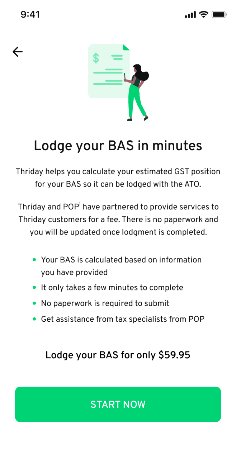 Never worry about financial admin or tax again | Thriday