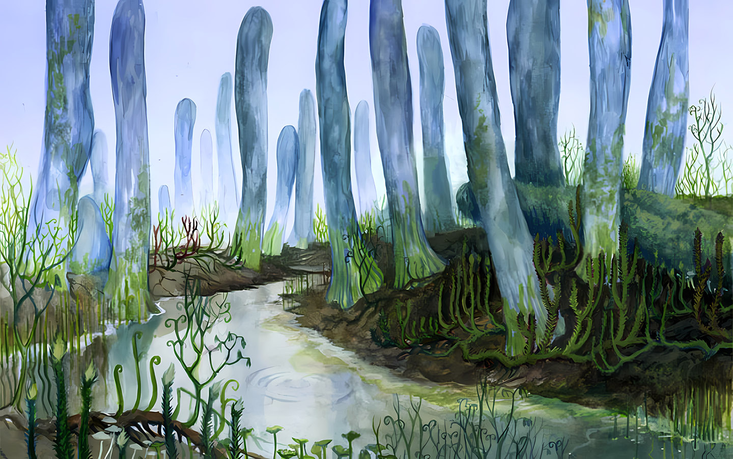 Plants, Rocks, and Cascading Global Cooling