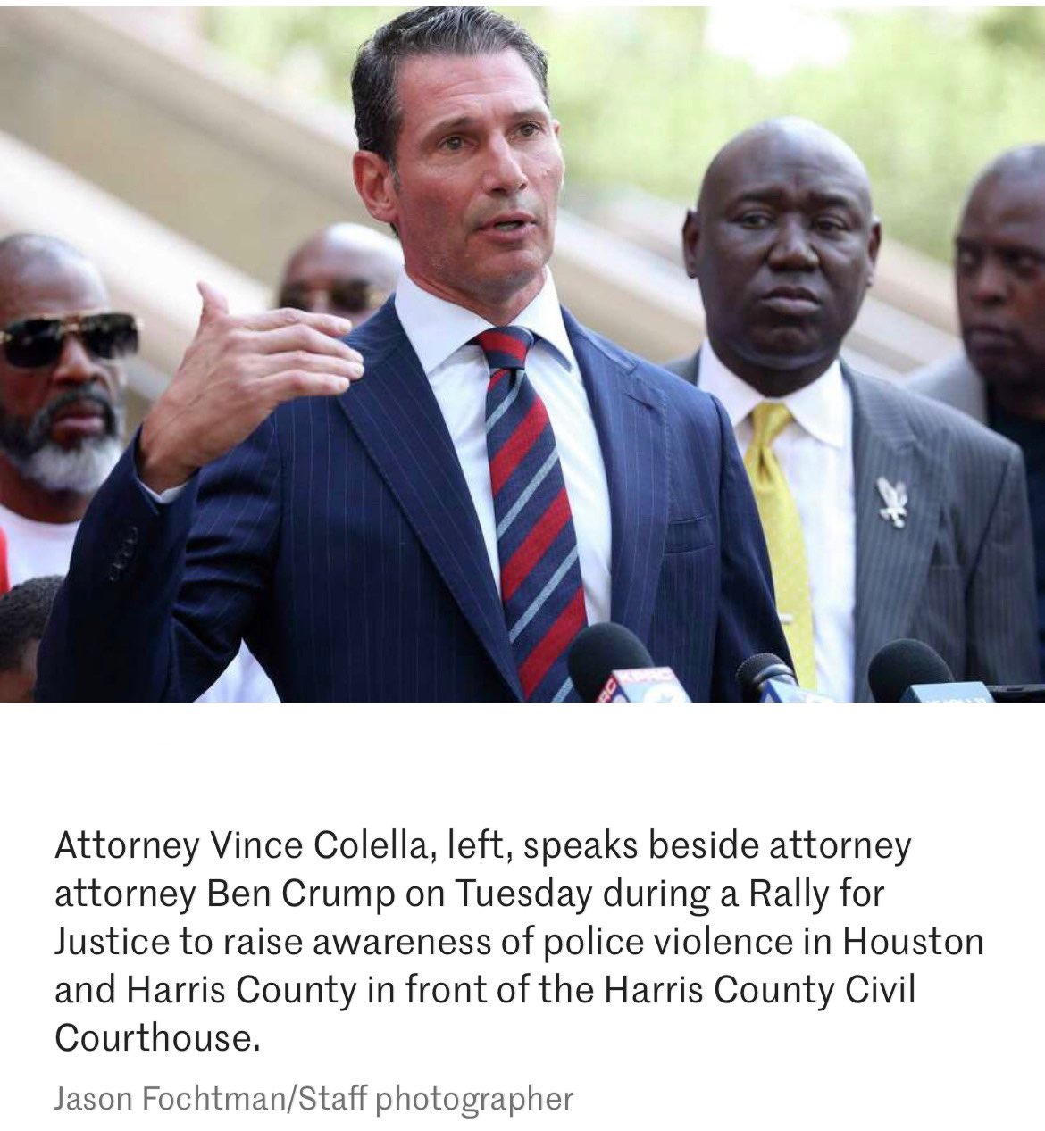 Vince Colella as Co-Counsel in Houston Police Shooting Case