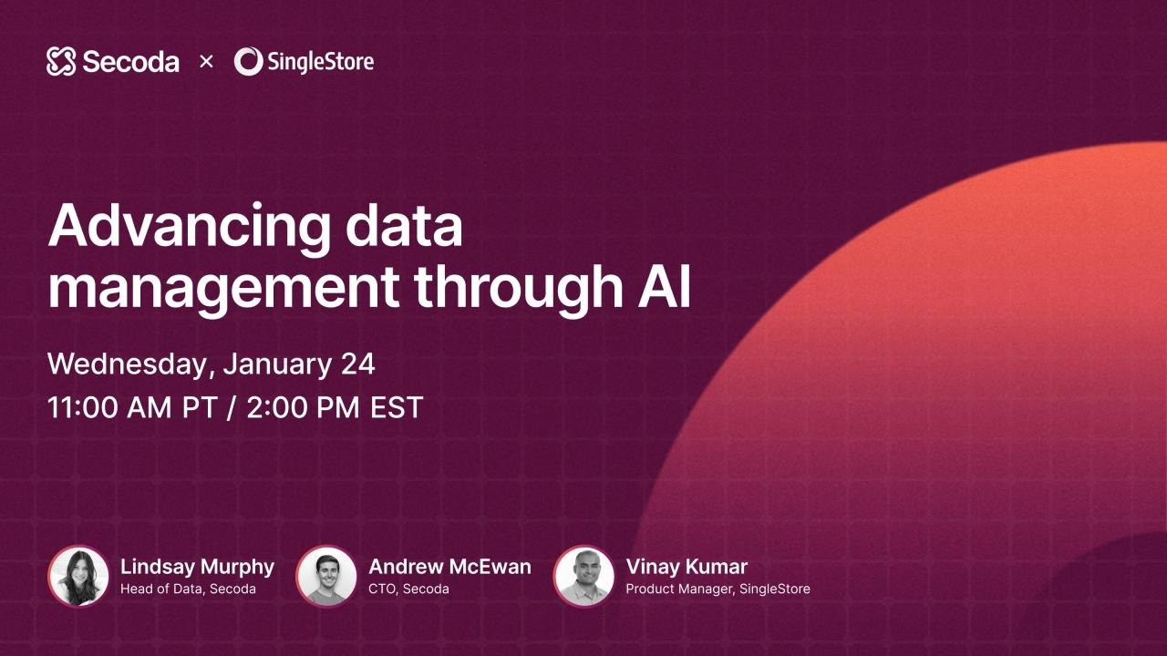 Supercharge Your Data Management With Ai Secoda Wrap 09 Secoda