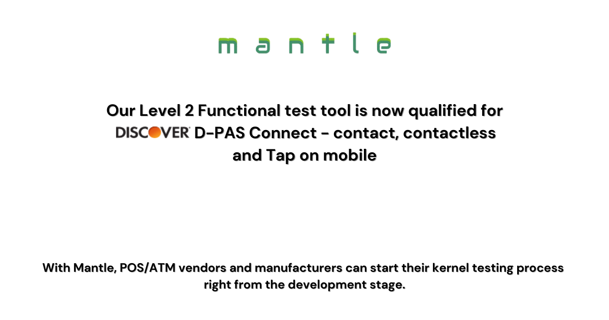 Payhuddle’s Terminal Level 2 Functional Test tool, Mantle, is now ...