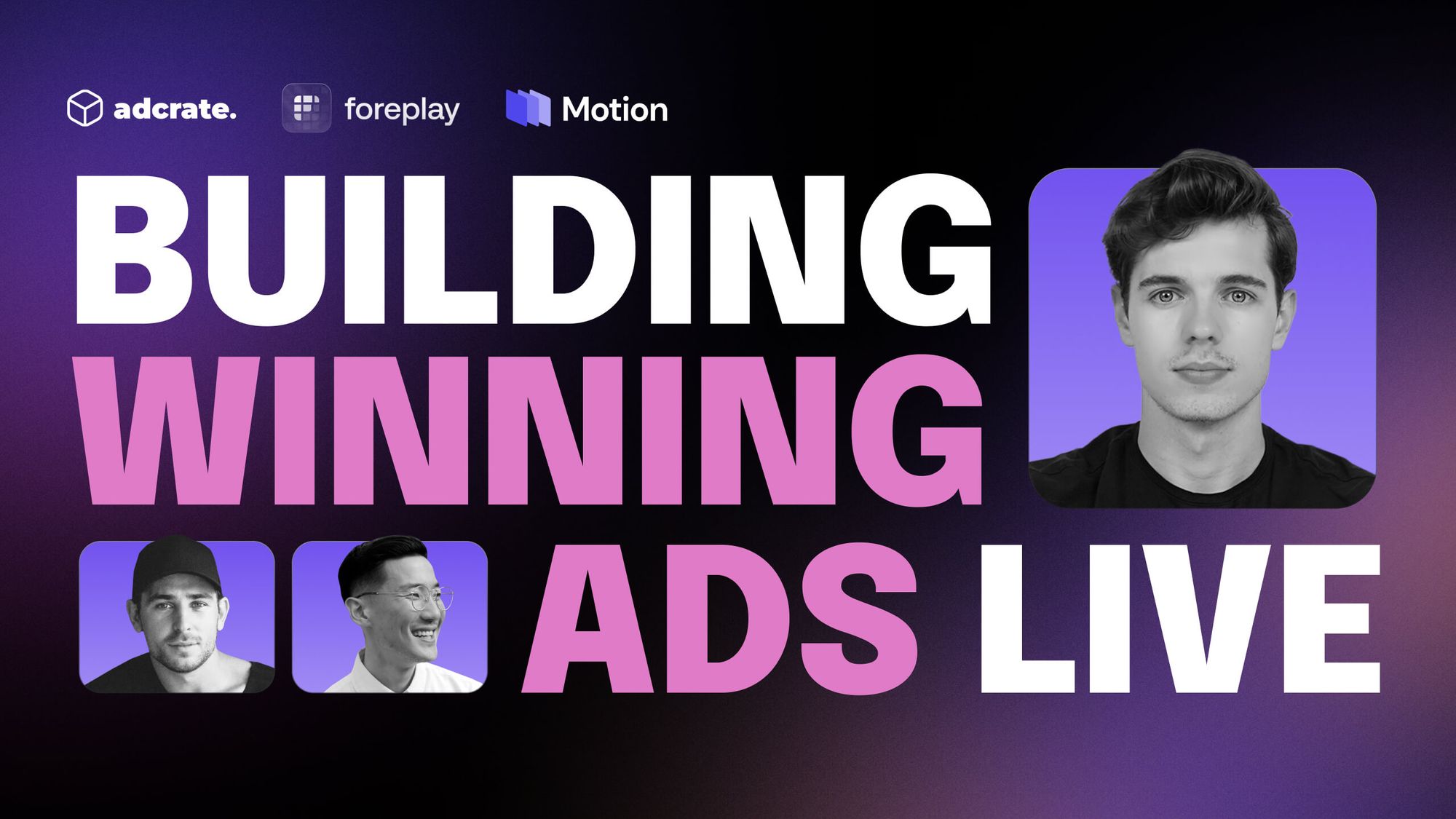 Motion & Foreplay Present: Building Facebook ads live with Alex Cooper