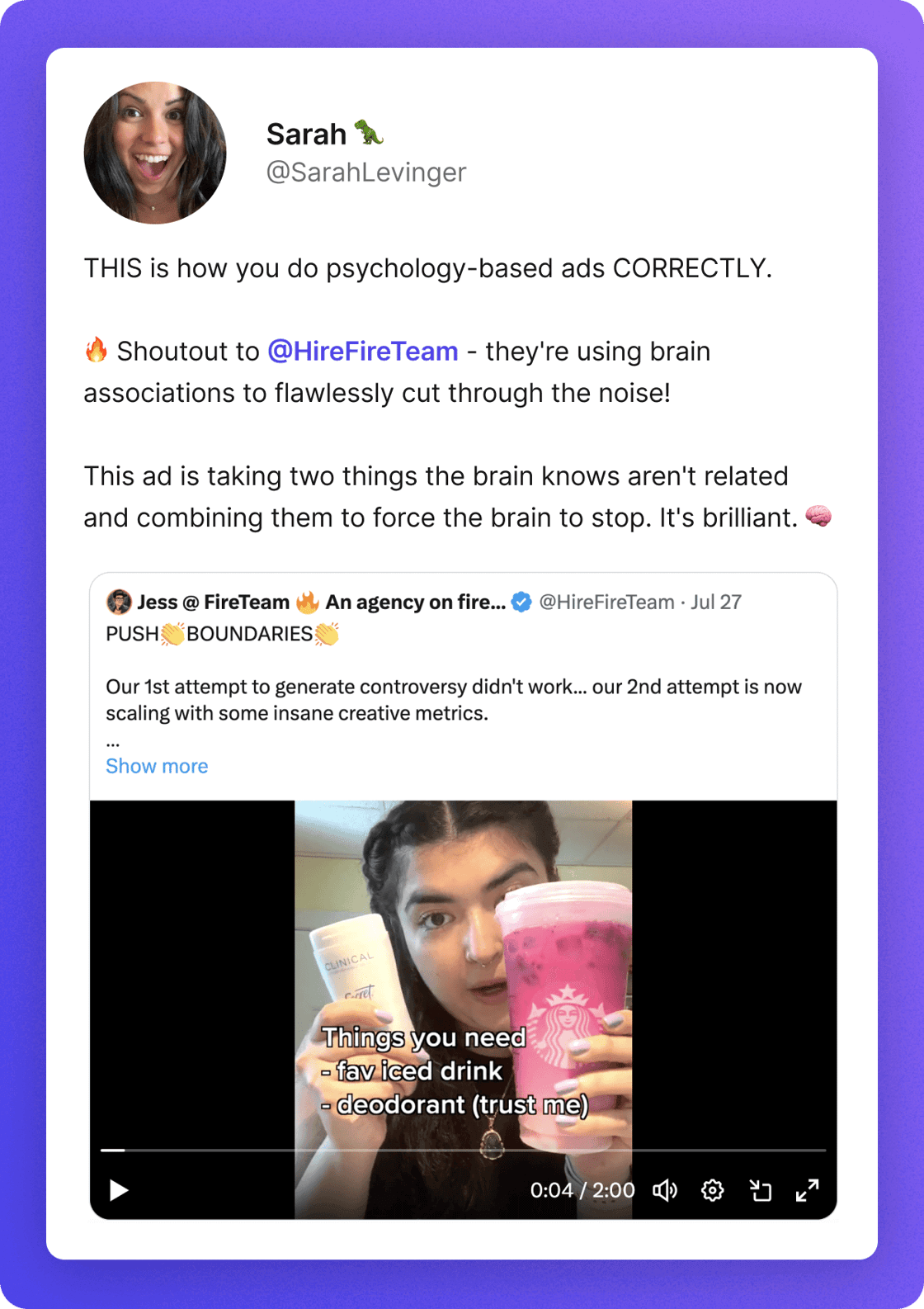 Using psychology in Facebook & TikTok advertising