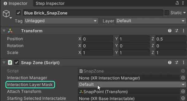 Customizing snap zones
