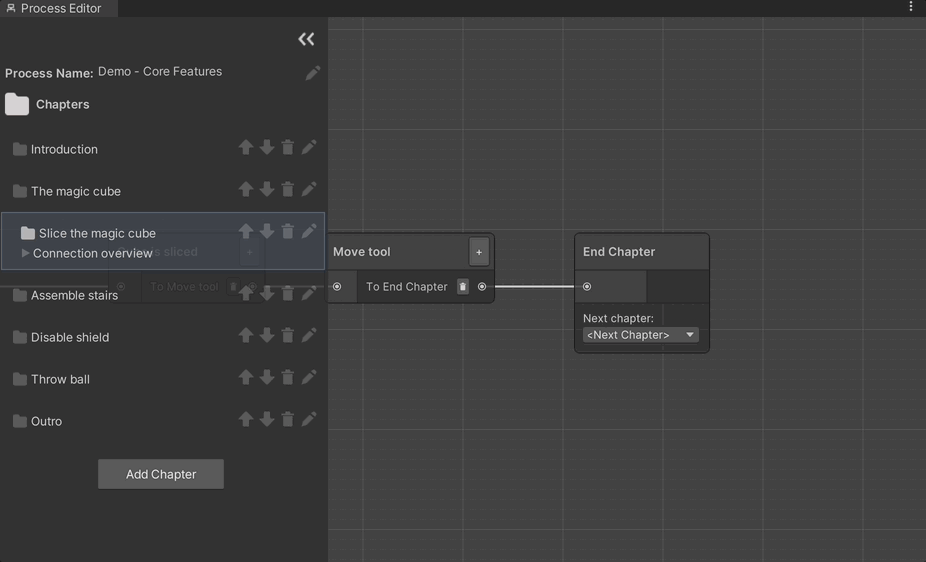 Chapters and End Chapter Nodes