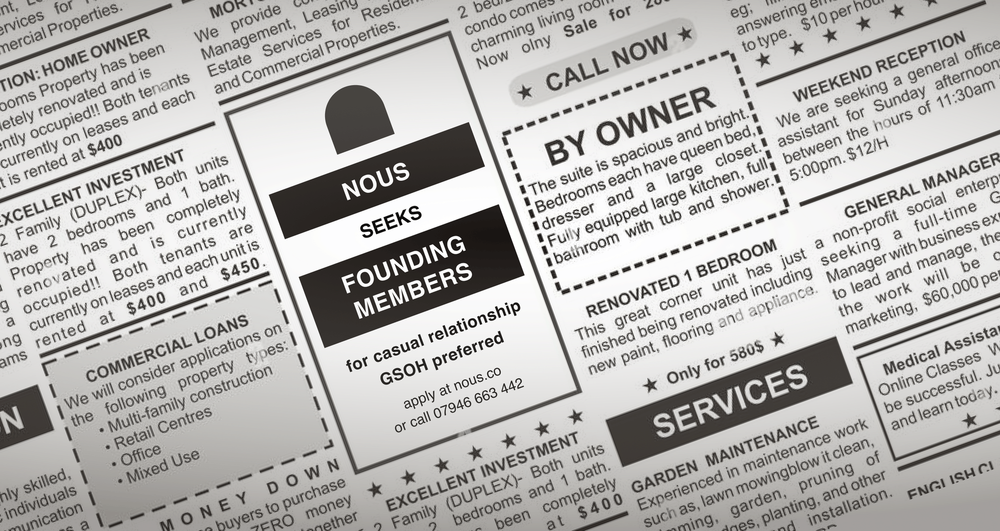 Nous blog: Nous seeks our first Founding Members