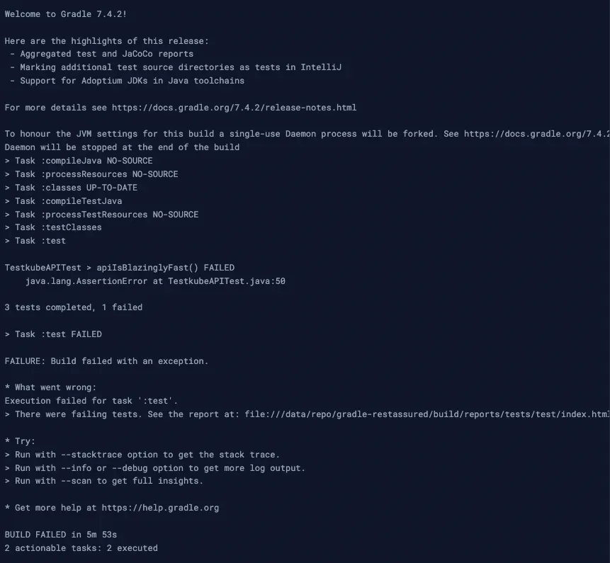 Guide for running Java REST Assured tests in K8s