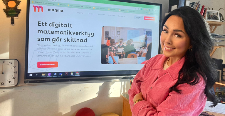 Ett klassrum utan mattebok, så här kan det se ut