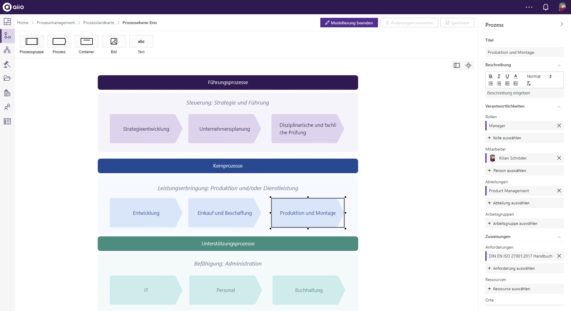 New process map & revised process list