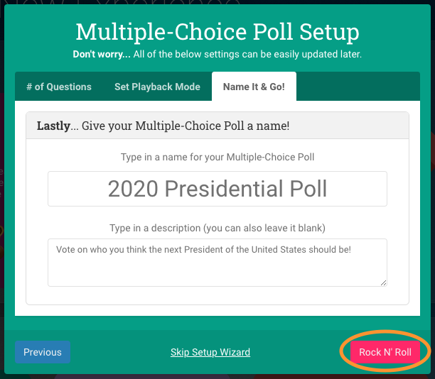 Create a Presidential Crowd Poll for Your Virtual Event