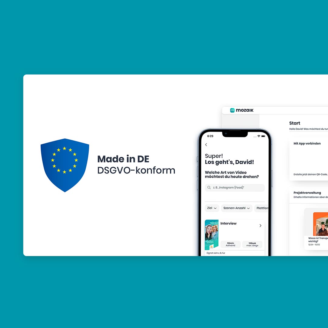 Funktion: DSGVO-konform | Mozaik