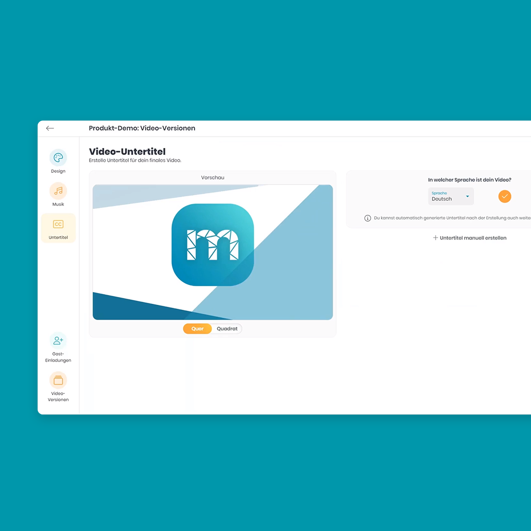 Funktion: Untertitel | Mozaik