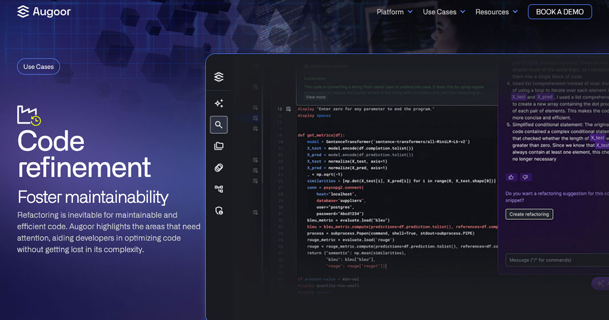 Augoor Use Cases Refactor