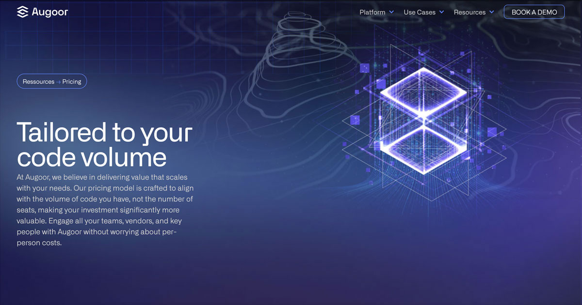 Augoor - Pricing - Scalable pricing for your vode volume needs Augoor - Pricing - Scalable pricing for your vode volume needs