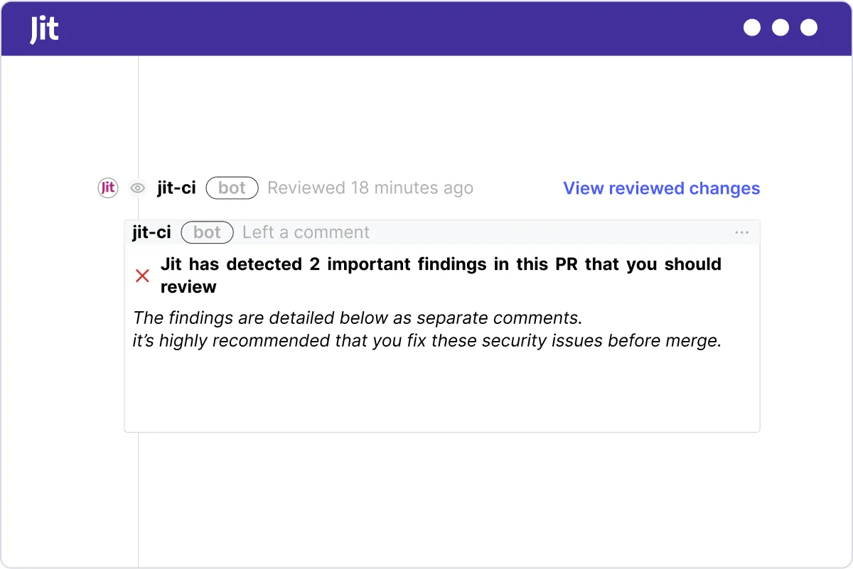 Code-to-cloud security for developers | Jit