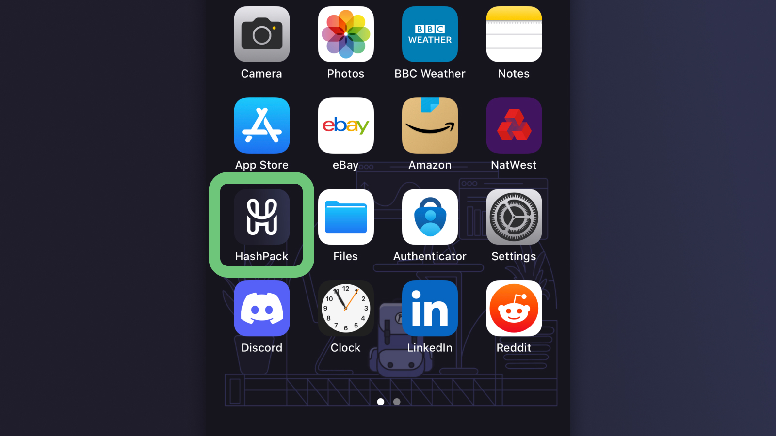 Using HashPack as a PWA on iOS