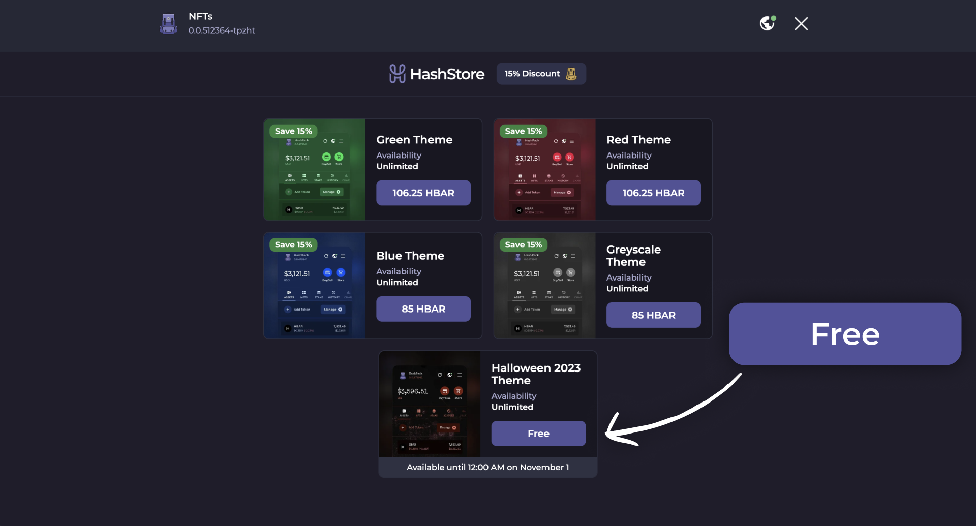 What are HashPack themes and profiles?