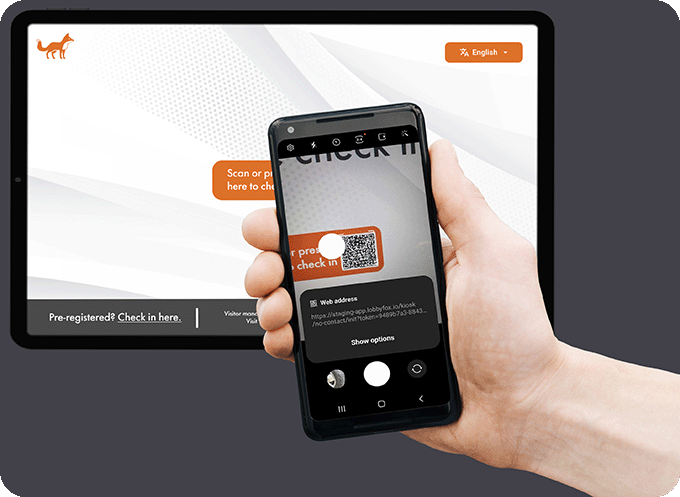 Visitor Check-Ins and Orientation by QR Code | LobbyFox