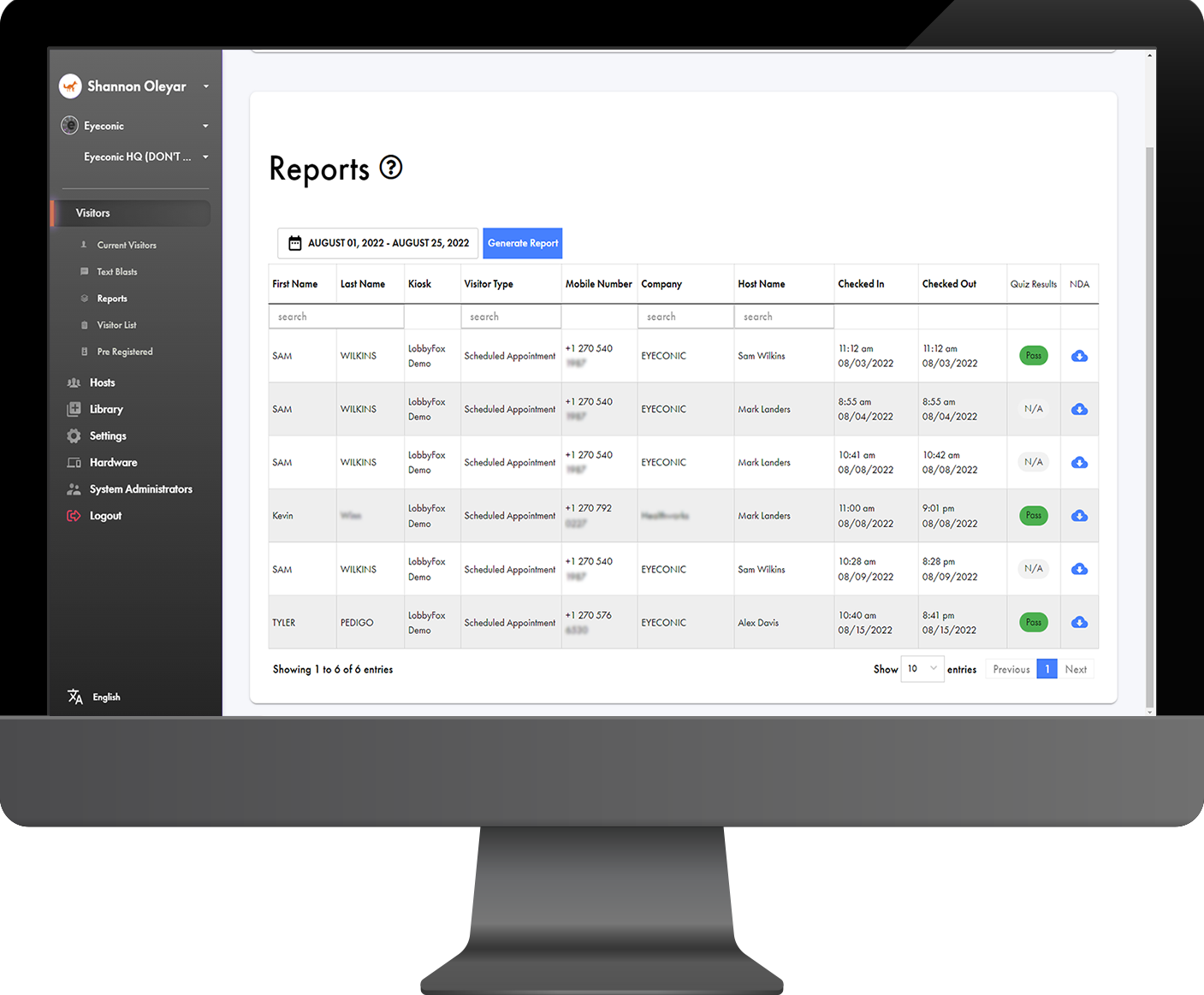 Compliant Visitor Management Systems | LobbyFox
