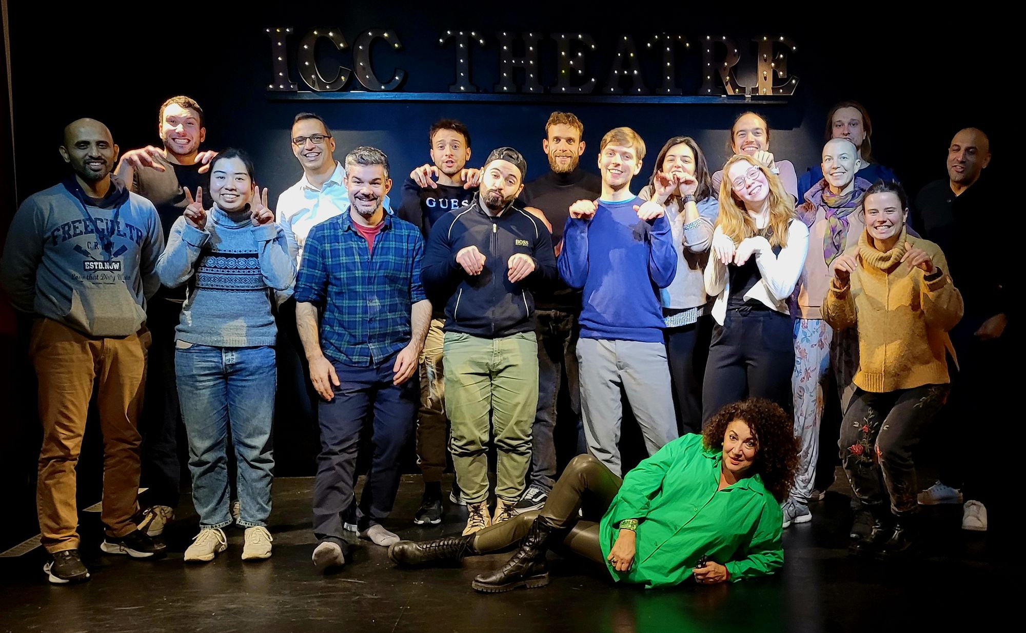 ICC Theatre Award winning English Comedy Shows and Improv Classes