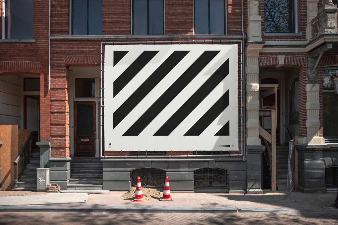 Hazard Mockups | Construction Banner Mockup