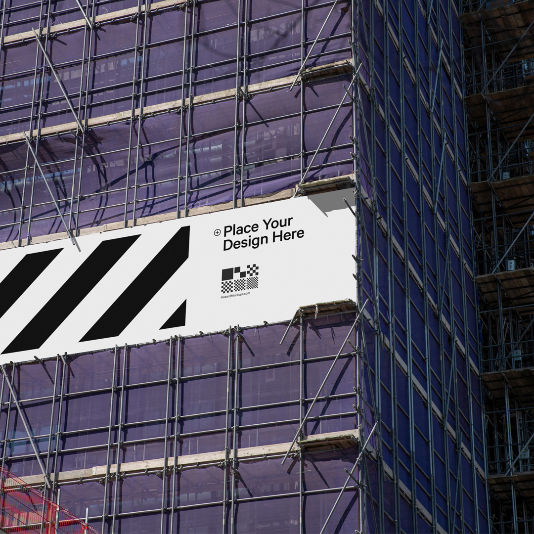 Hazard Mockups | 55x Construction Mockup Bundle Vol.01